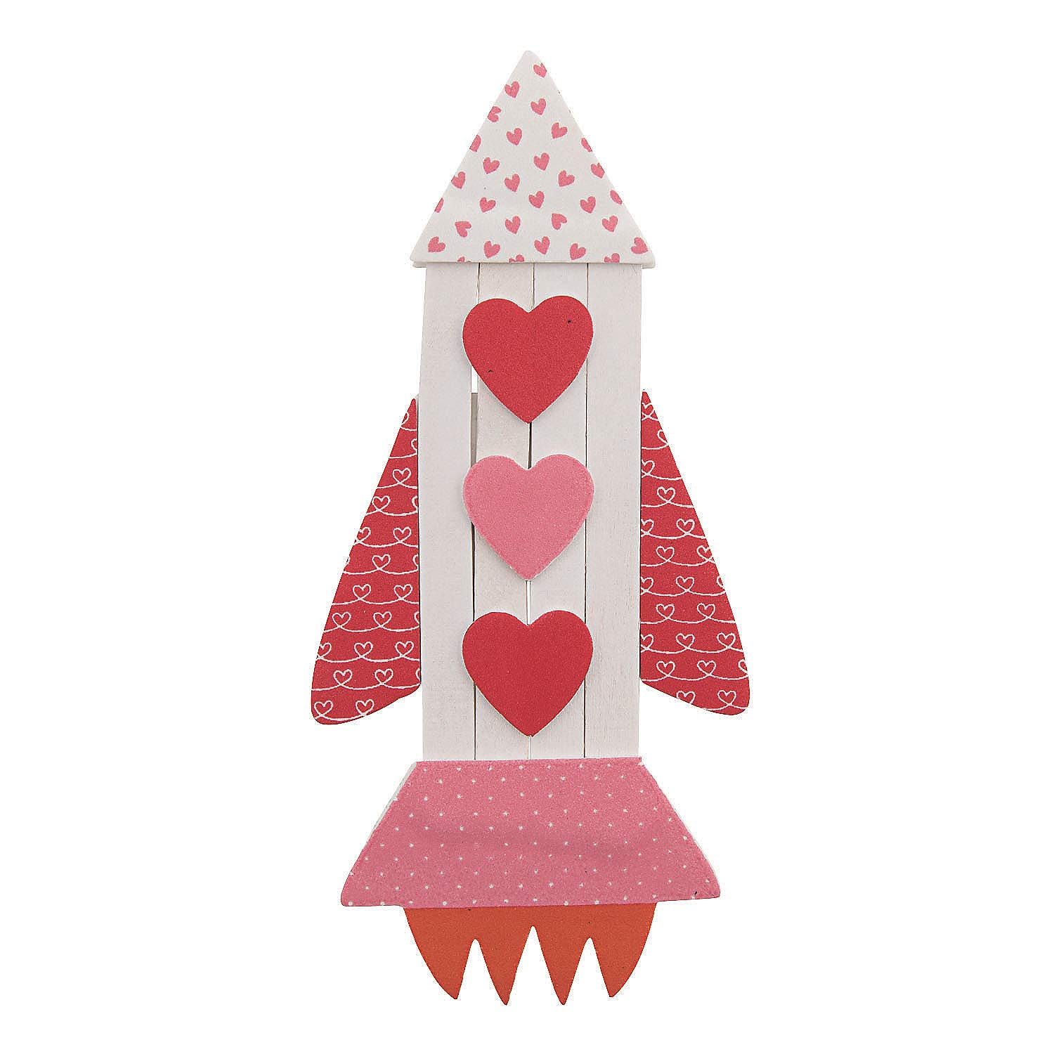 Amazon.com: Valentine Rocketship Magnet Ck-12 - Crafts for Kids and Fun ...