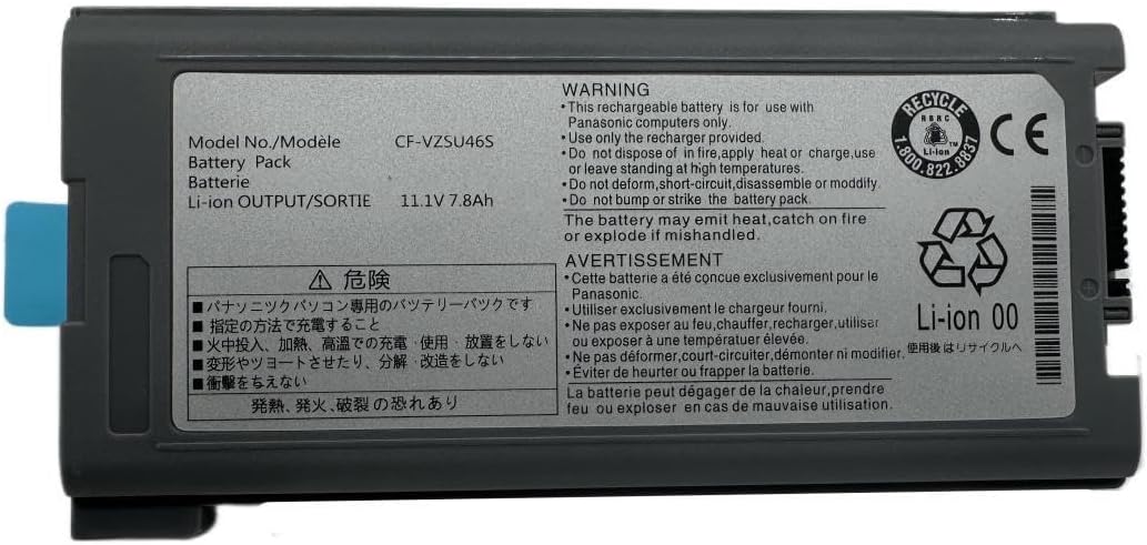Amazon.com: New Genuine Panasonic CF-30 CF-31 CF-53 10.8V 69Wh Battery ...
