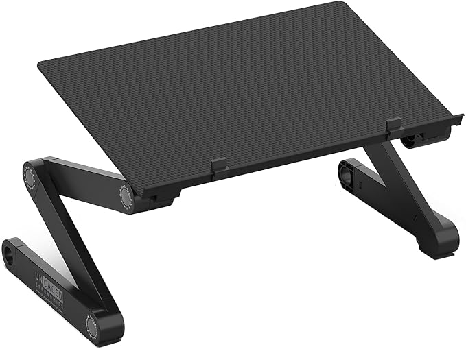 Amazon.com: WorkEZ Adjustable Laptop Stand for Desk, Adjustable Height ...
