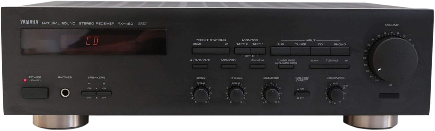Generisch kompatibel mit Yamaha RX-460 Stereo Receiver in schwarz ...