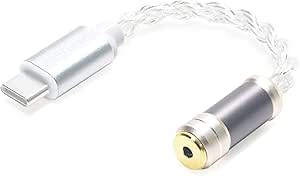 Amazon.com: FSIjiangyi USB Type C to 2.5mm Balanced Adapter OFC Silver ...