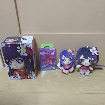 Amazon.co.jp: Pushing Child Hoshino Ai Figure Plush Toy Set of 4 : Toys ...