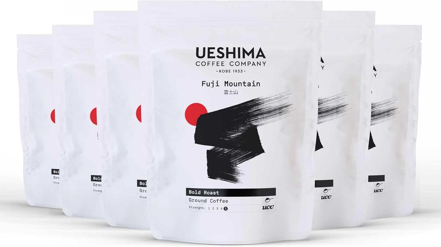Ueshima Fuji Mountain Ground Coffee 250g (pack of 6), Dark Roast ...