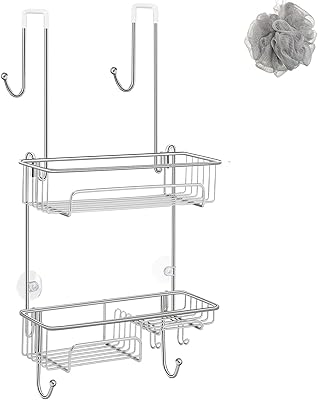 Amazon.com: SMARTAKE Hanging Shower Head Caddy, Rustproof Bathroom ...