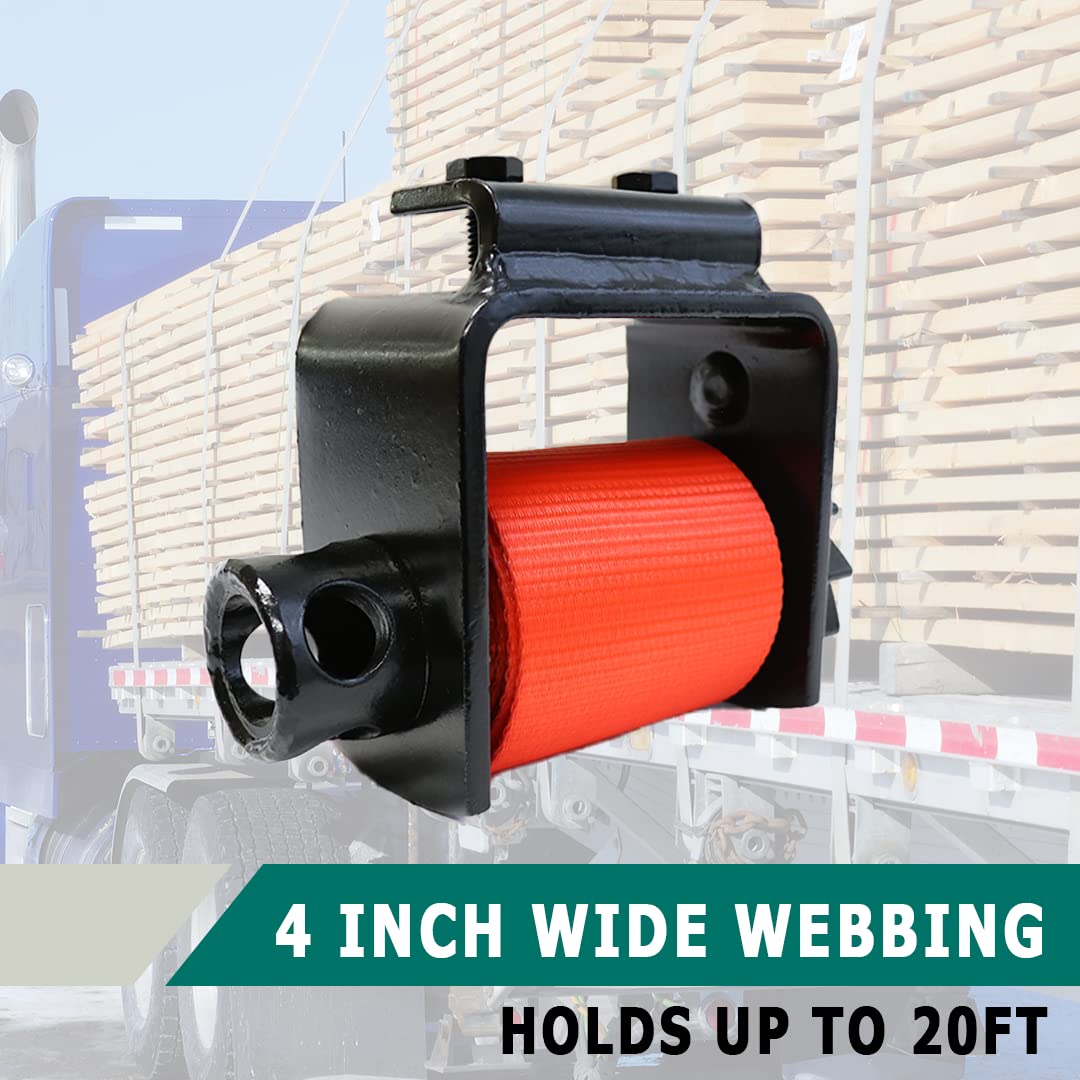 Snapklik.com : Heavy Duty Bolt On Winch For Flatbed Trailer Steel Winch ...
