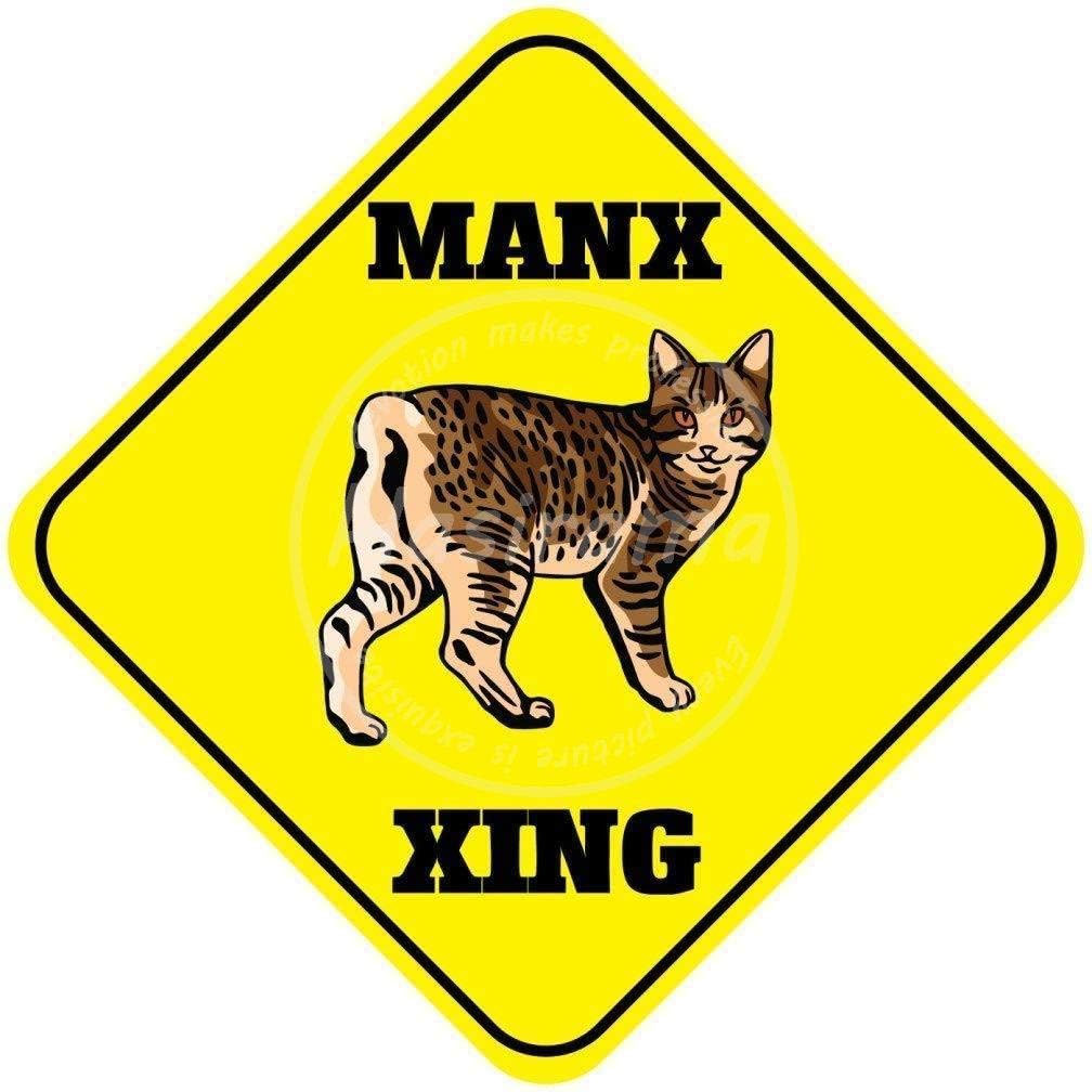 JOHUA Manx Xing Tin Wall Signs Warning Sign Metal Posters Iron Art ...