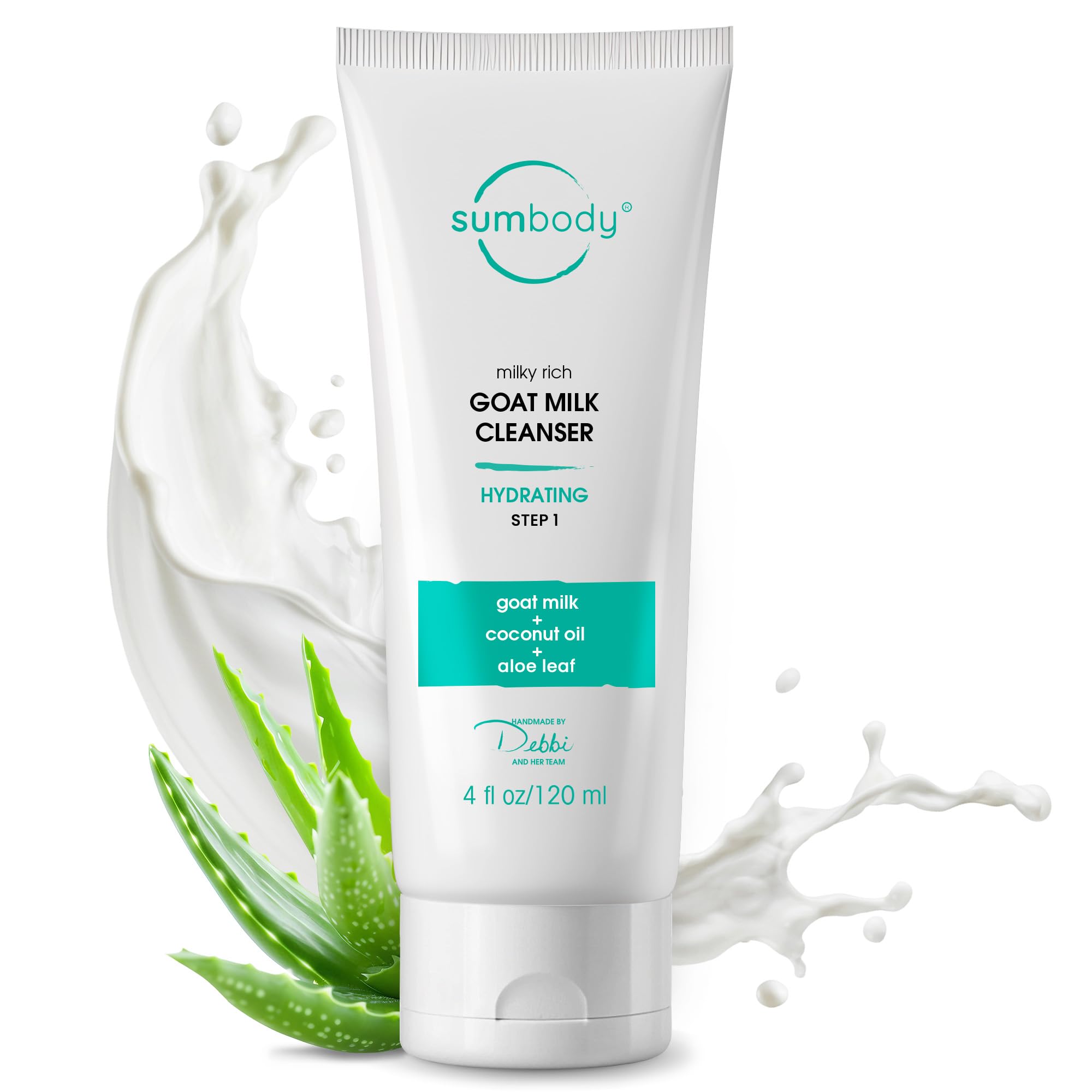 Amazon.com: Sumbody Face Wash for Women & Men Goat Milk Cleanser – (4oz ...
