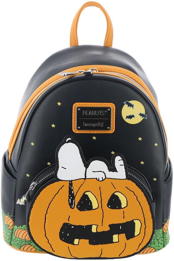 Amazon.com | Loungefly Trick 'r Treat Sam Pumpkin Mini Backpack ...