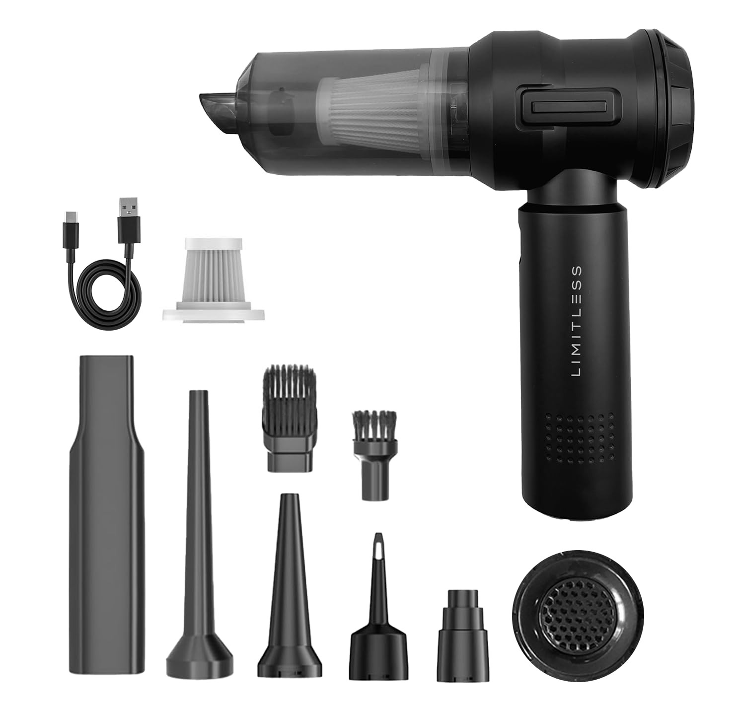 Amazon.com - Limitless 2-in-1 Portable Cordless Powerful 3-Mode 14000Pa ...