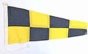 Amazon.com : NATO Signal Flag Negative Pennant - Fully Sewn 31"x18 ...