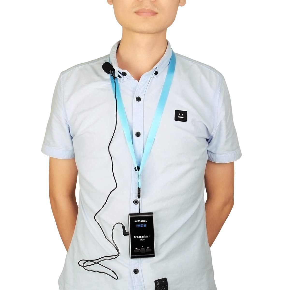 Snapklik.com : T130 Wireless Tour Guide Transmitter,Lavalier Microphone ...