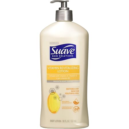 Amazon.com : Suave Skin Solutions Body Lotion Revitalizing with Vitamin ...