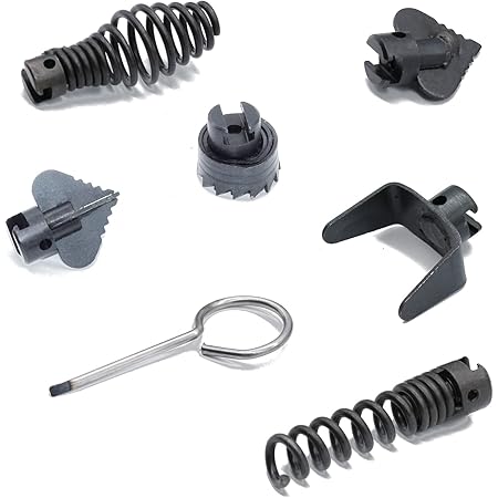 Surkat 7PCS Drain Cleaner Tool Combination Cutter Head Set,16mm ...