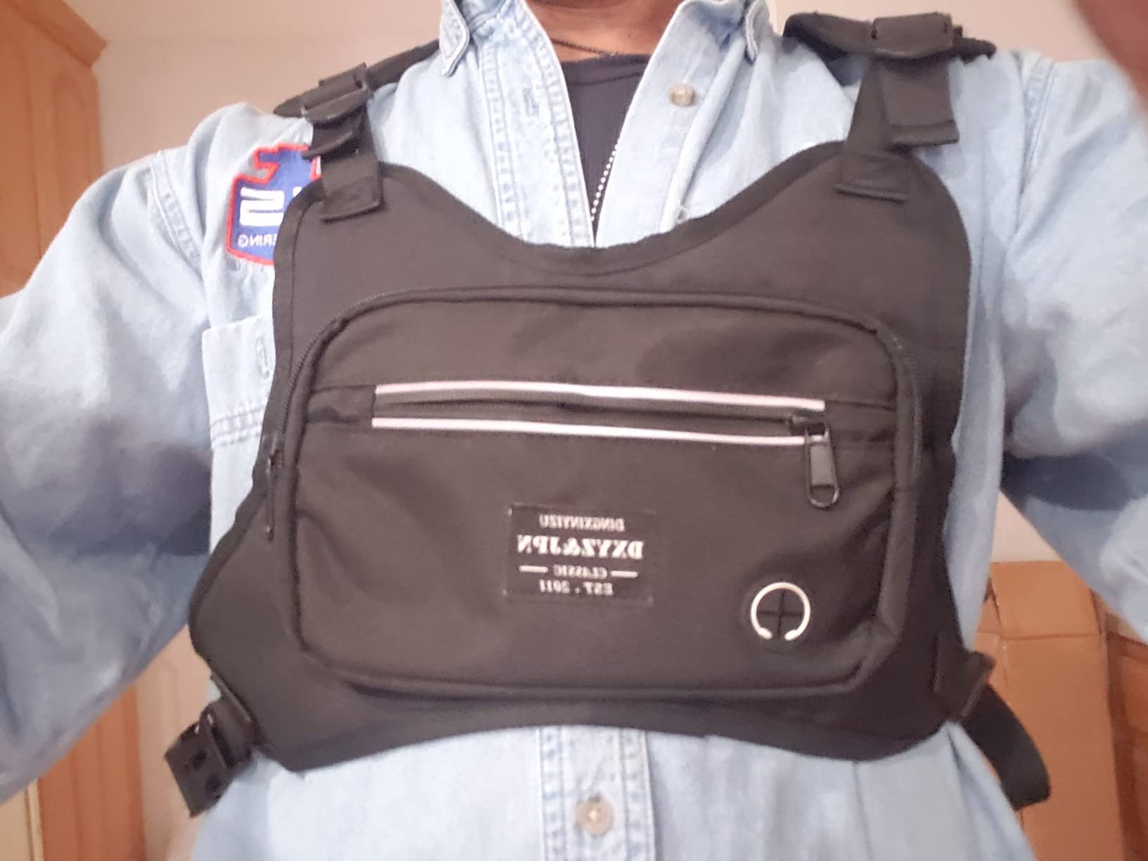 Amazon.com: Allnice Chest Bag for Men Lightweight Chest Pack Running ...