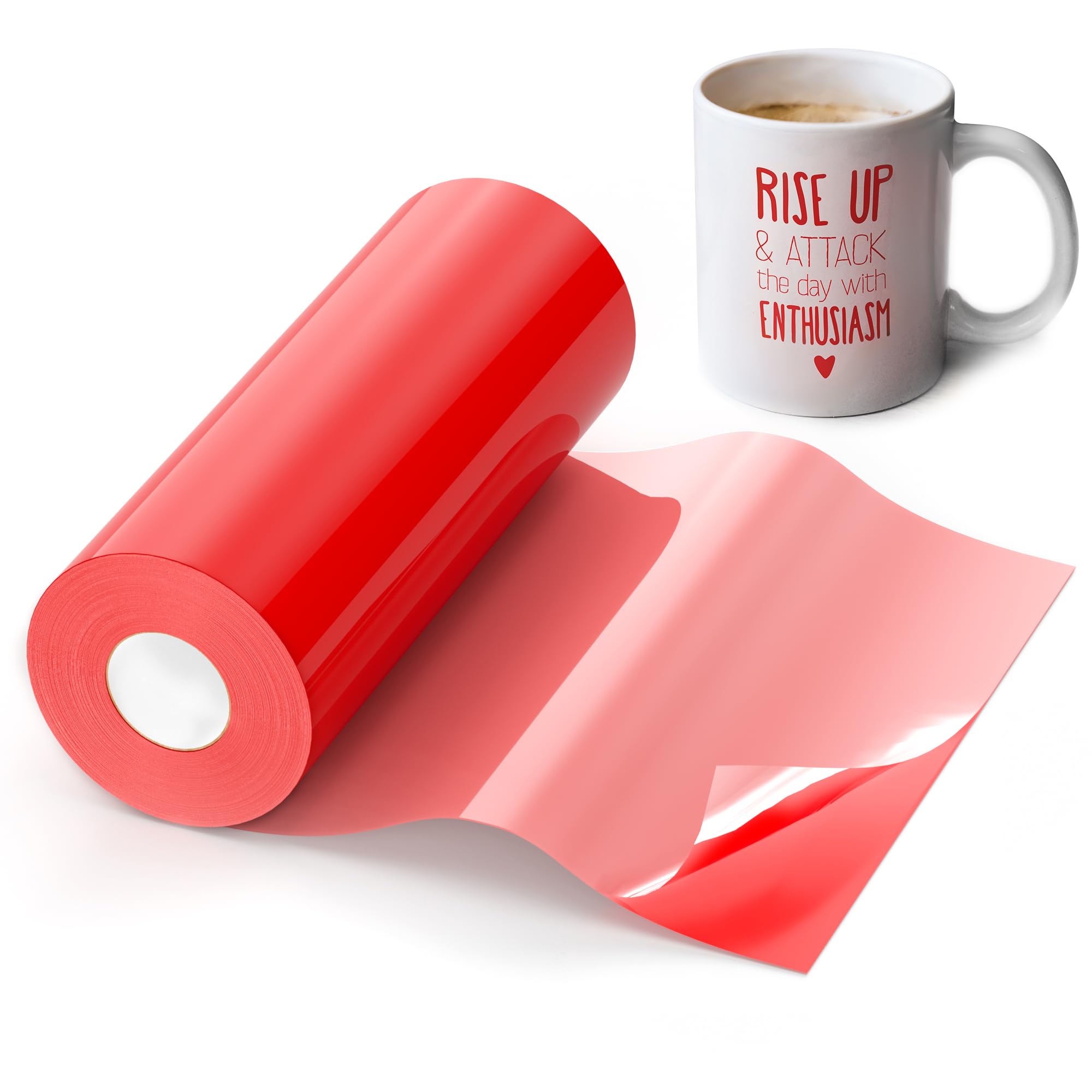 Amazon.com: Red Permanent Vinyl, Red Vinyl for Cricut Cutting Machine ...