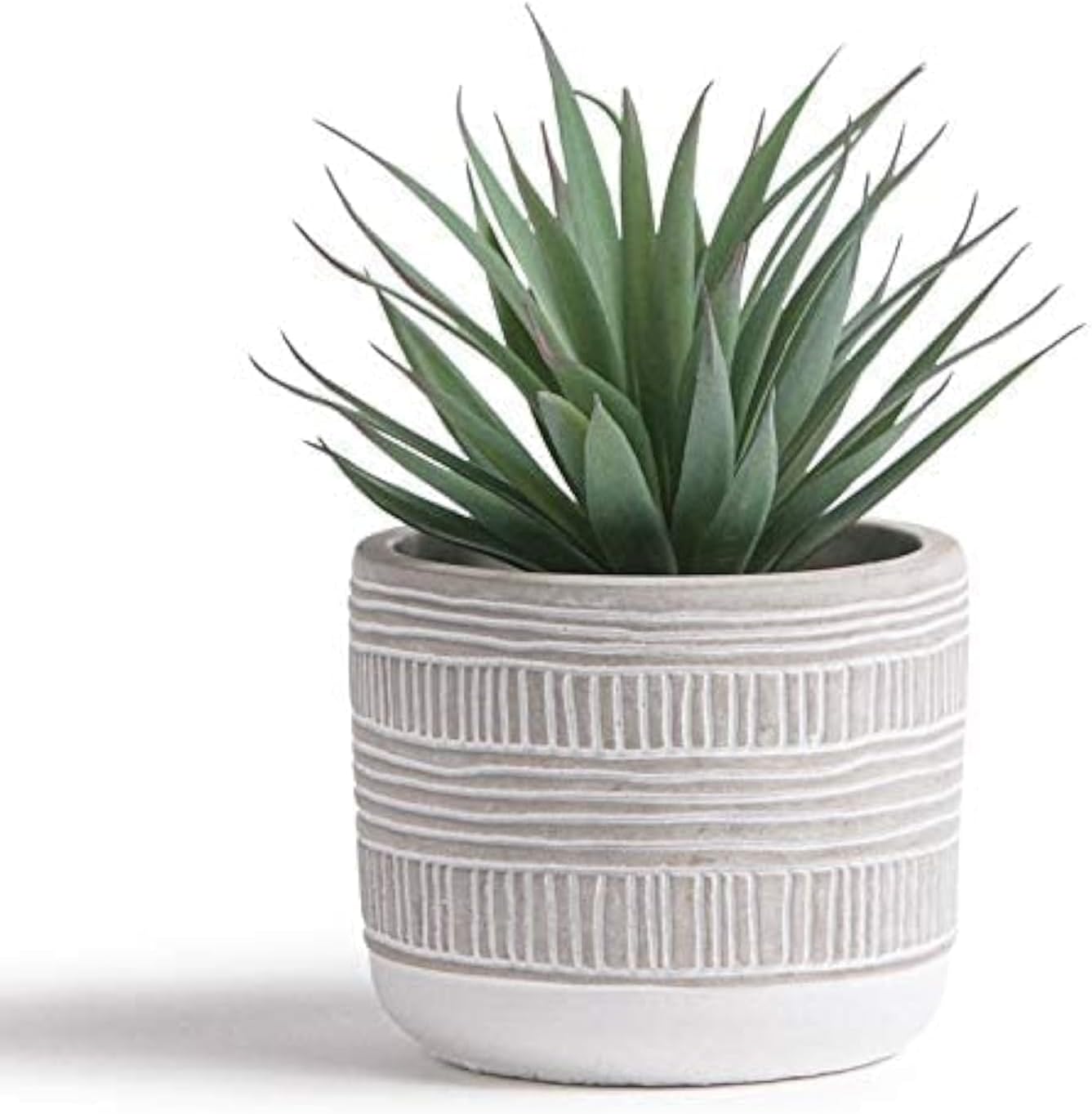 Amazon.com: Westcharm 16 in. Potted Faux Jade Plant Home Décor ...