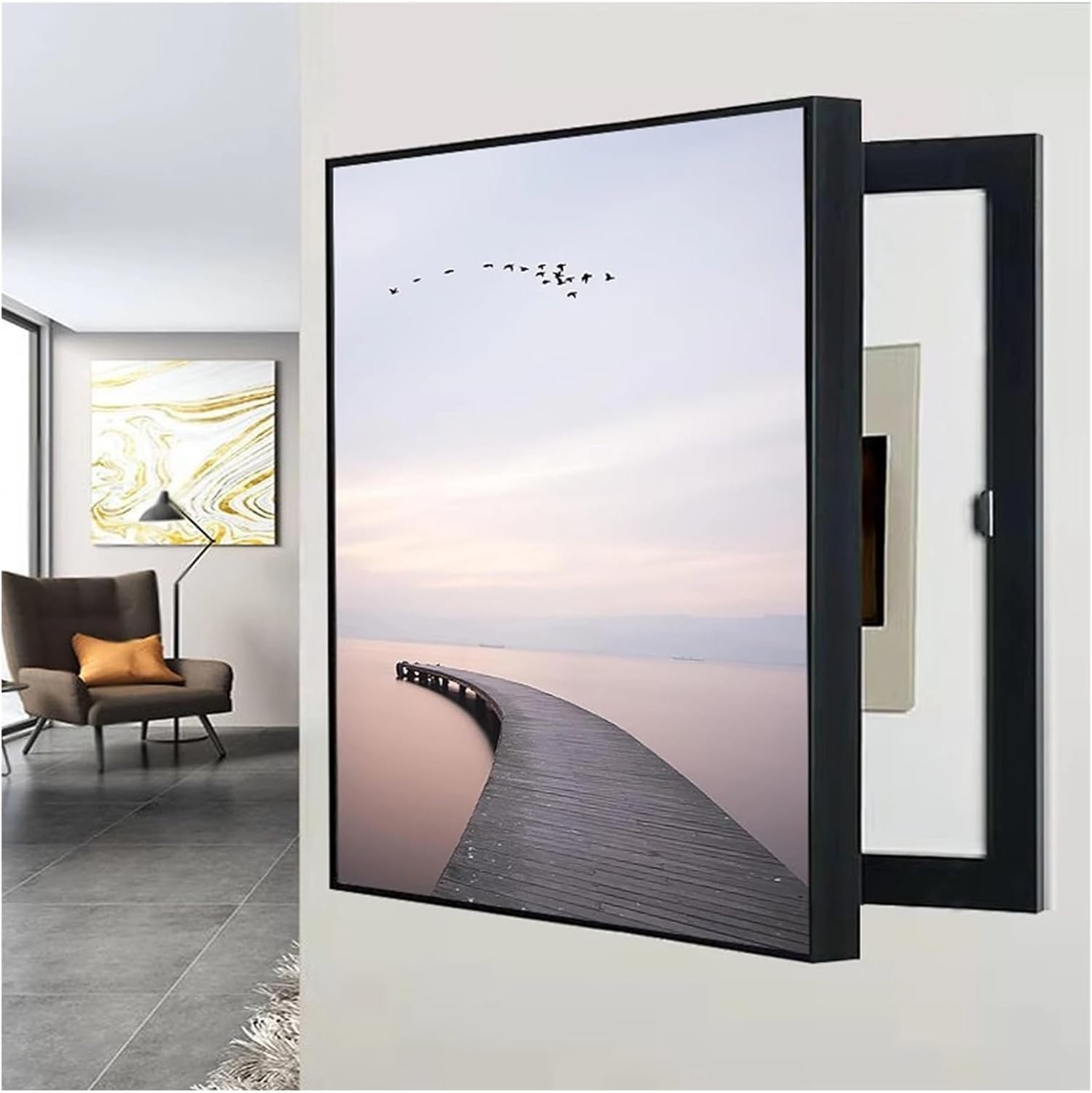 Amazon.com: SCITOY Meter Box Decorative Painting Electrical Panel Cover ...