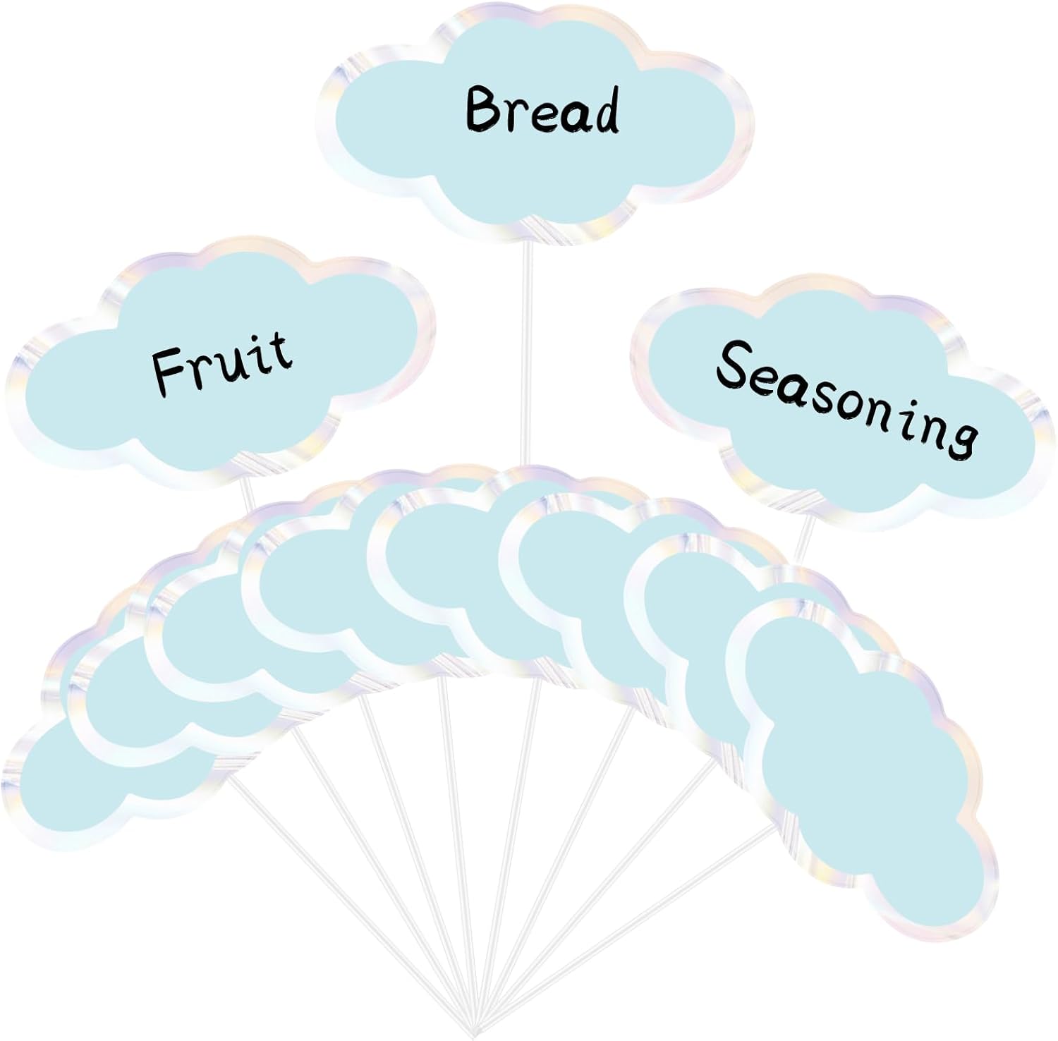 Amazon.com: Piriuuo 30 Pcs Cheese Markers Food Labels for Party Buffet ...