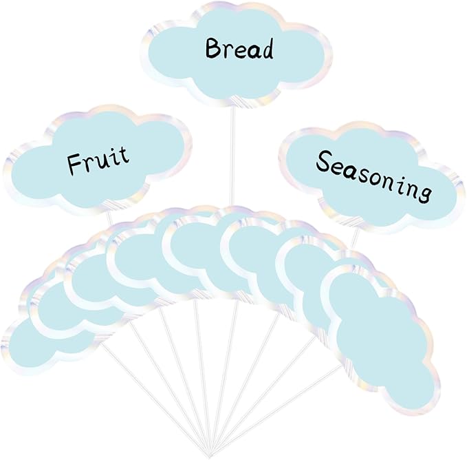 Amazon.com: Piriuuo 30 Pcs Cheese Markers Food Labels for Party Buffet ...