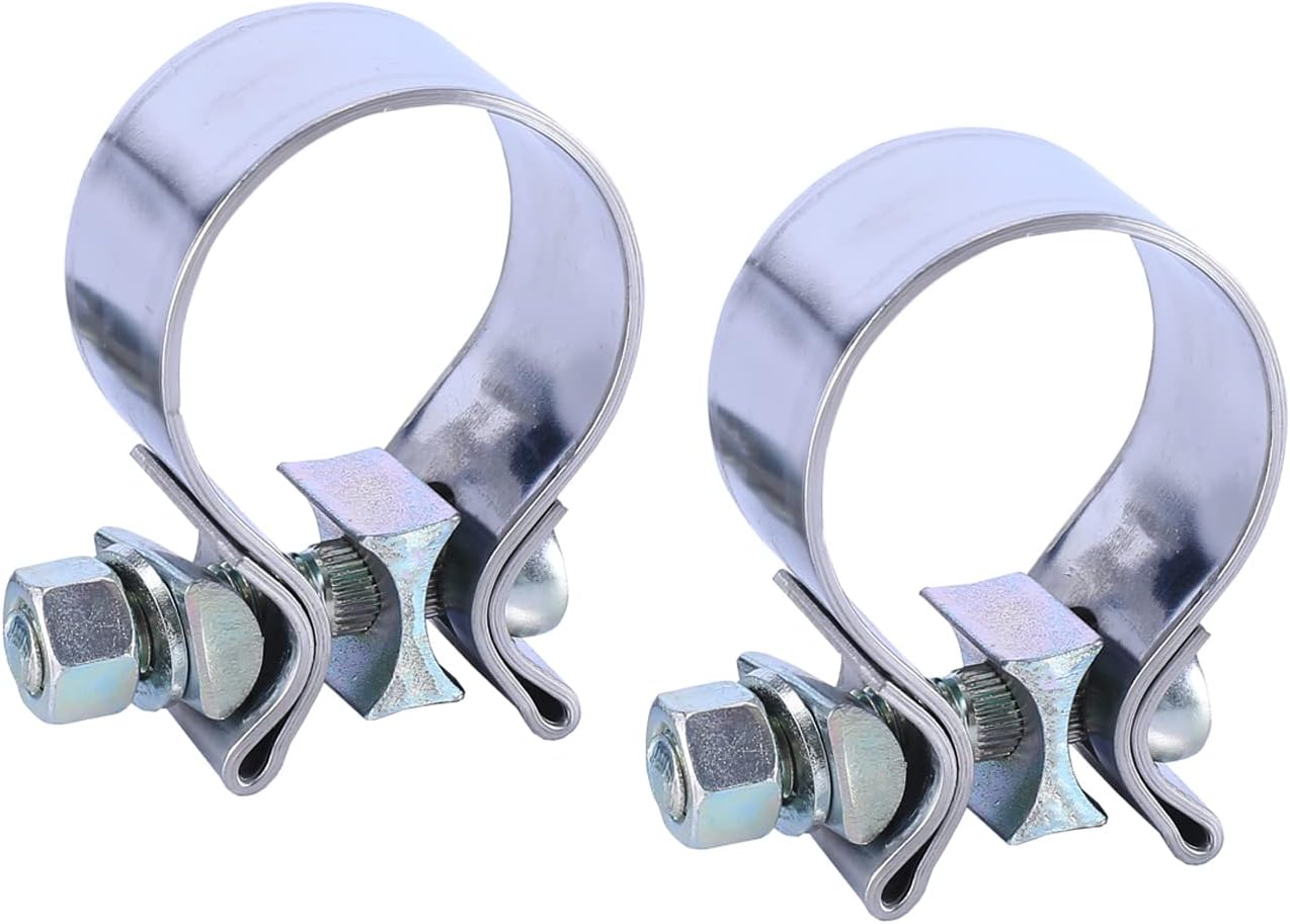 Amazon.com: MOTOKU Pack of 2 1.75" Stainless Steel Muffler Exhaust ...