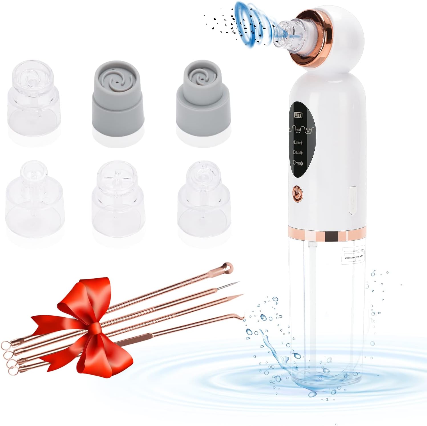 Amazon.com: Blackhead Remover Pore Vacuum Blackhead Remover Tools USB ...