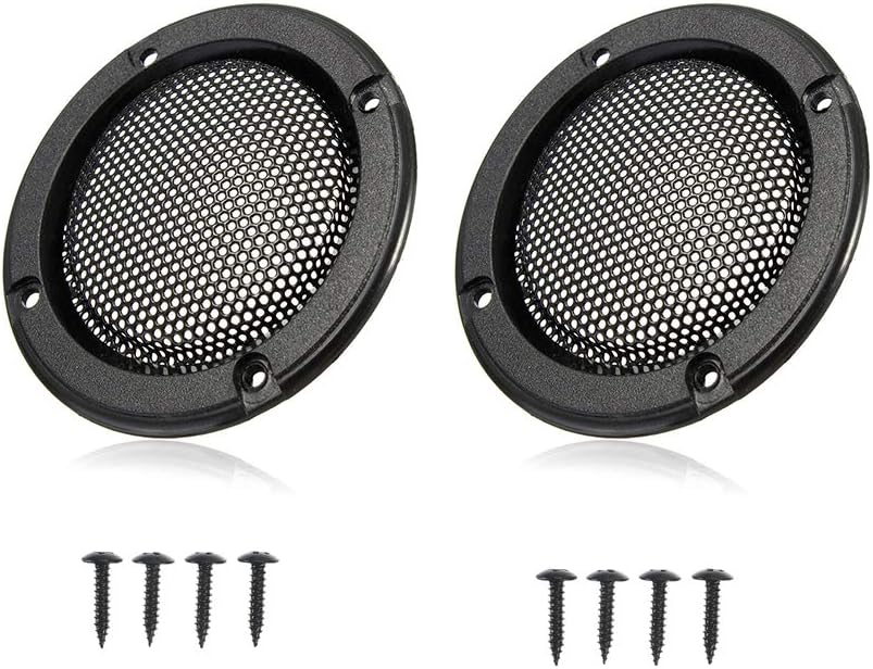 Amazon.com: Floratek 2PCS 3.5 Inch Car Speaker Grill Cover Guard ...