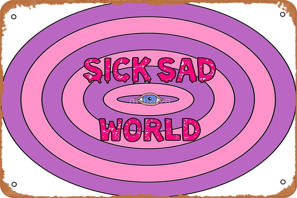 Amazon.com : Daria Sick Sad World Poster Metal Tin Sign Vintage 8x12 ...