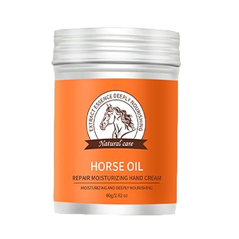 Amazon.com : Grospe Horse Oil Cream for Dry Rough Hands,Horse Oil Feet ...