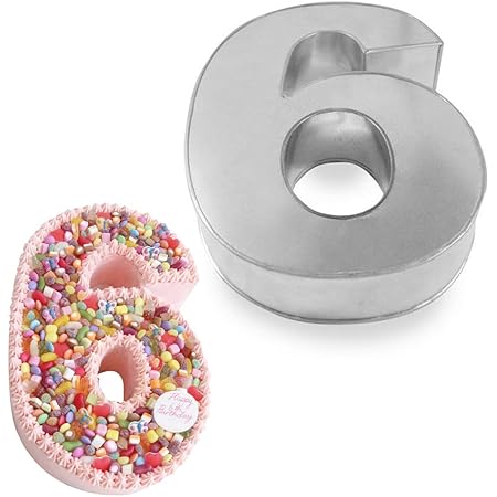 Large Silicone Number Cake Tin Mould Baking Birthday Anniversary 0 1 2 ...