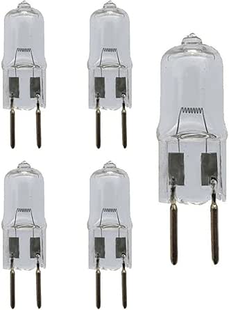 UGEFKMQ 5Pc G6.35 Halogen Light Bulb 12V 75W Halogen Bulb G6.35 12V ...