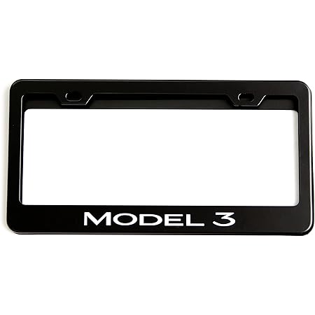 Amazon.com: Tesla Model 3 License Plate Frame : Automotive