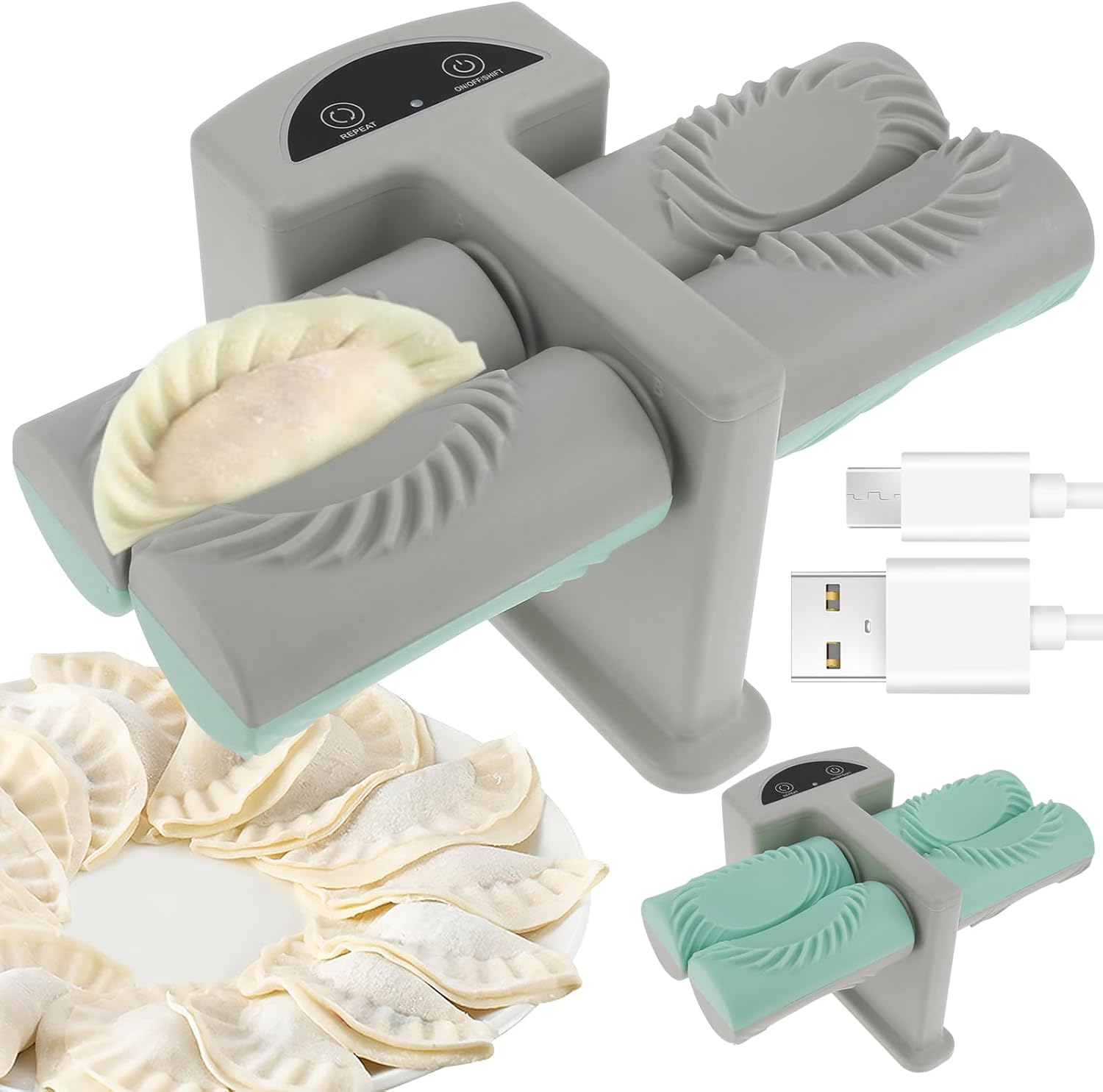 Amazon.com: Hcqxnsl Electric Dumpling Maker Machine, 1300mAh ...