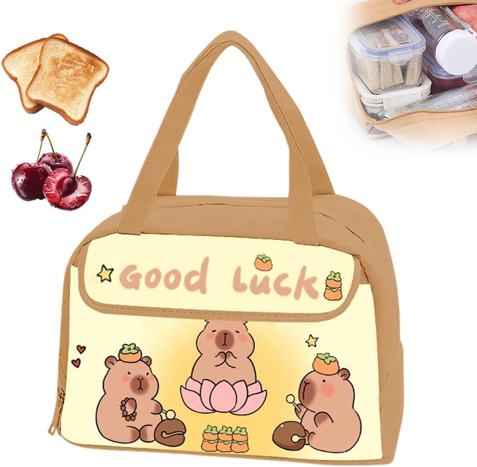 Amazon.com: ANYSENT Capybara Lunch Box, Waterproof Insulation Capybara ...
