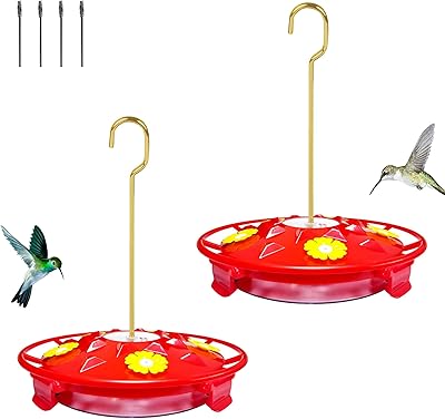 Amazon.com : Kingsyard 2-Pack Window Hummingbird Feeder with Ant Moat ...