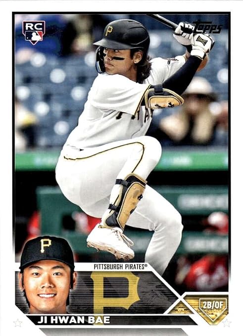 Amazon.com: 2023 TOPPS #491 JI HWAN BAE RC PITTSBURGH PIRATES BASEBALL ...