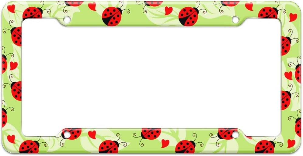 Amazon.com: Graphics and More Blank Ladybug Lady Bug Pattern License ...