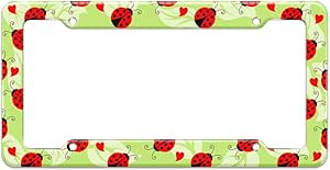 Amazon.com: Graphics and More Blank Ladybug Lady Bug Pattern License ...