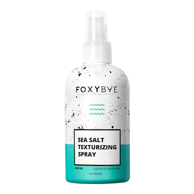 Amazon.com: FoxyBae Sea Salt Spray for Hair - with Biotin - Texture ...