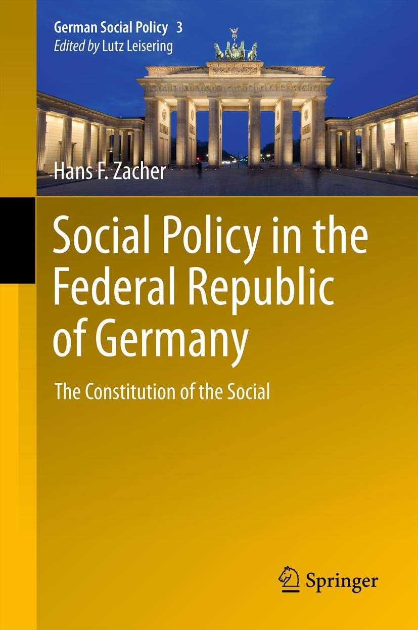 Amazon.com: Social Policy in the Federal Republic of Germany: The ...