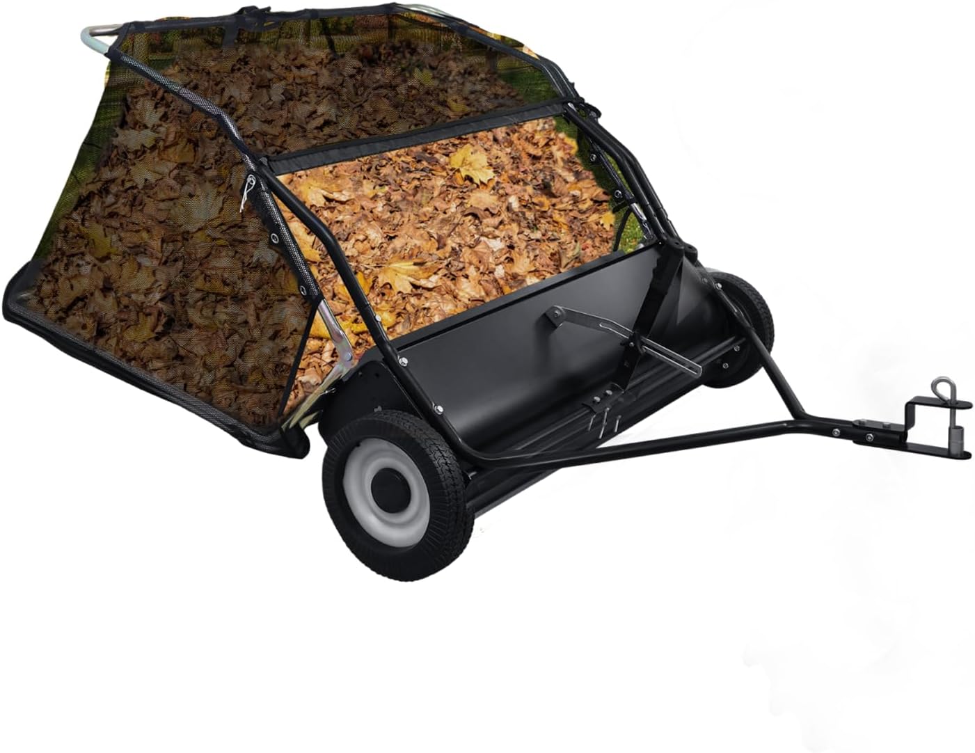 Amazon.com : Tow Behind Lawn Sweeper, 44" Sweeping Width, 25 cu ft ...