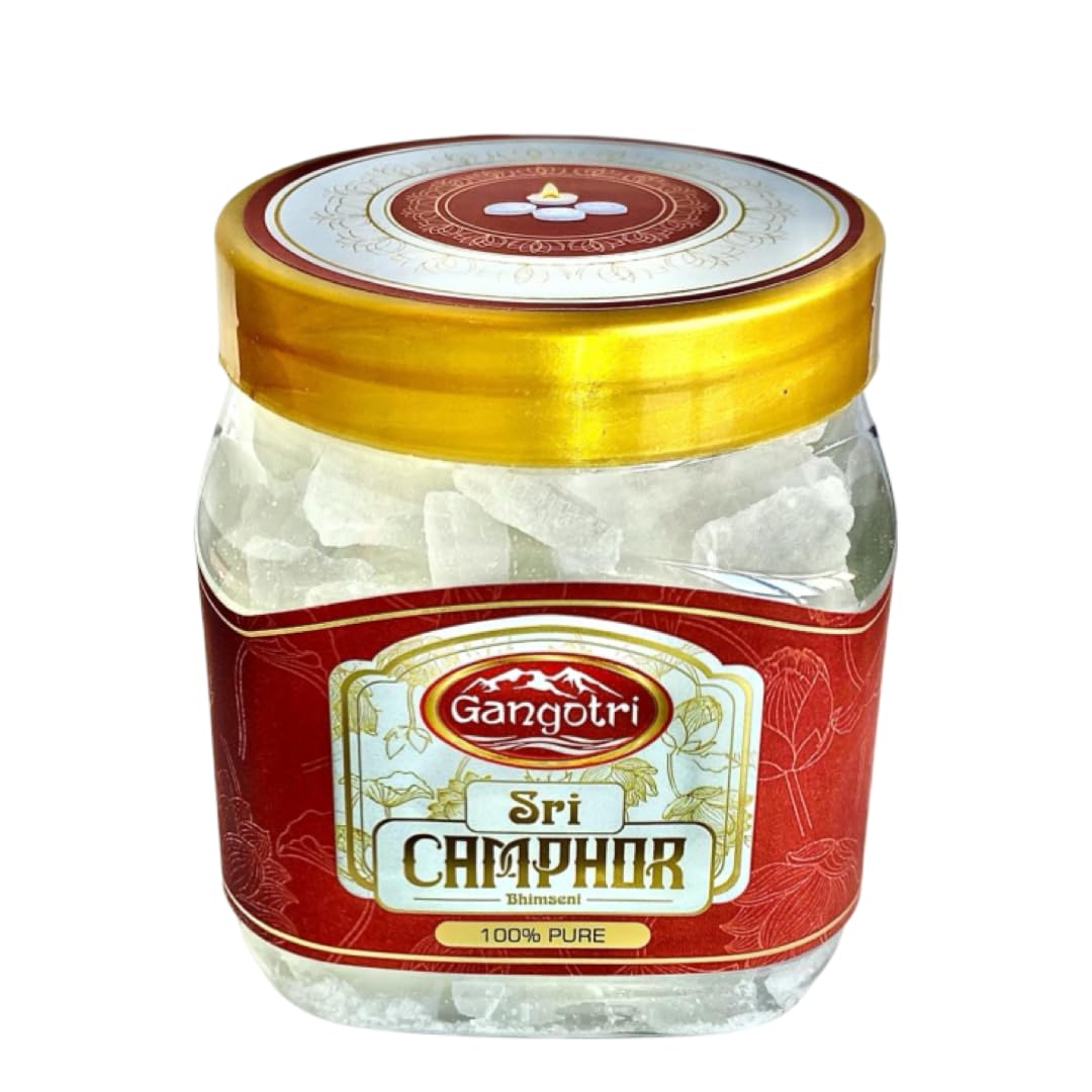 Gangotri Bhimseni Camphor 250g Jar Pack |Purifying & Pleasant Fragrance ...