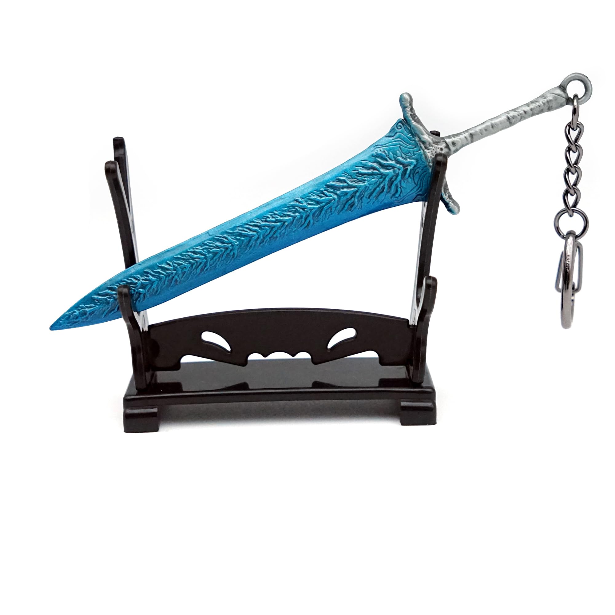 Amazon.com: Mini Sword Key Chain Pendant For Men, 13cm Blue Tiny Weapon ...