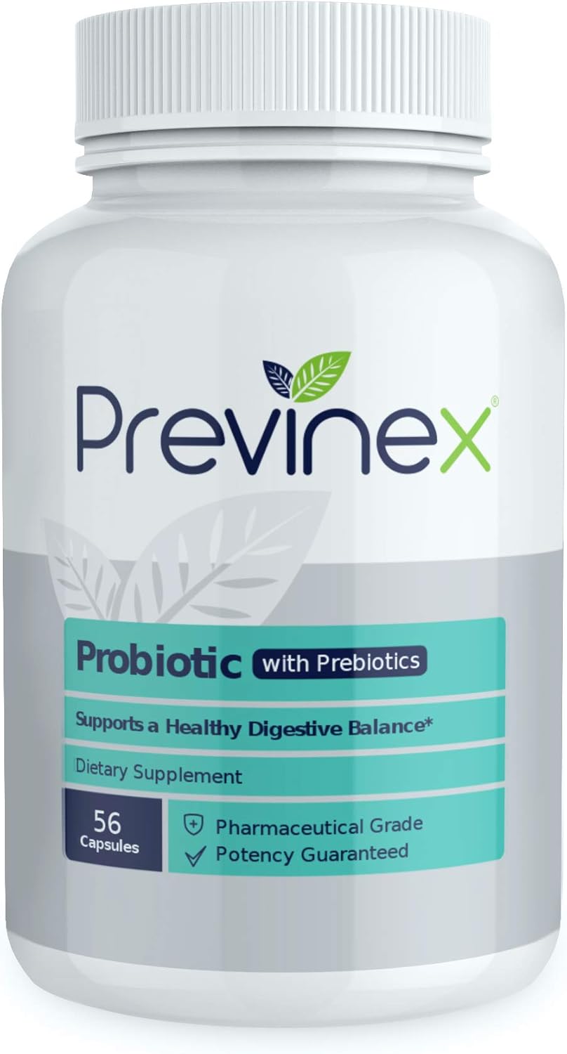 Previnex Probiótico – Probióticos de fuerza avanzada con prebióticos ...