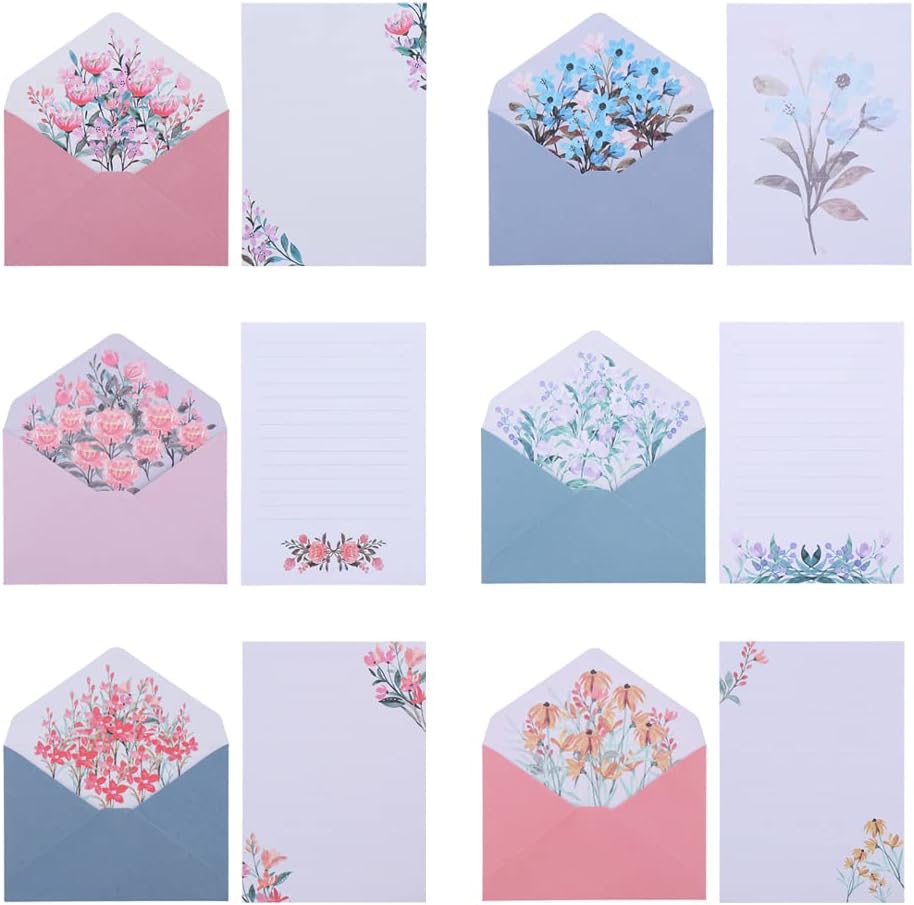 Amazon.com : Andy's Orchids Stationery Paper And Envelopes Set, 36PCS ...