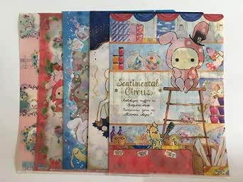 Amazon.co.jp: Sentimental Circus A4 Clear File Set of 5 : Toys & Games