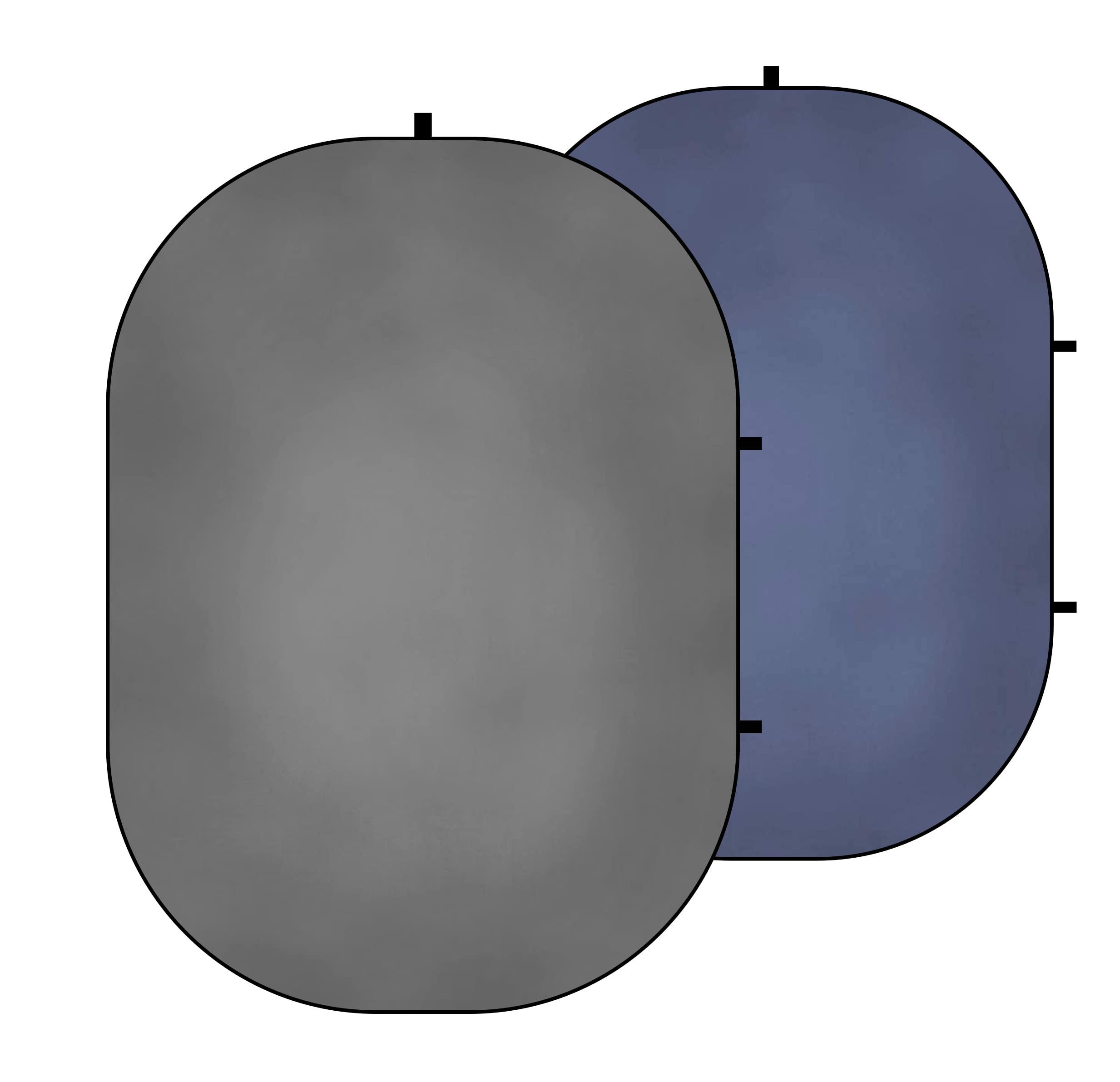 Buy Kate5x6.5ft(1.5x2m) Collapsible Backdrop Grey Blue Texture Pop up ...