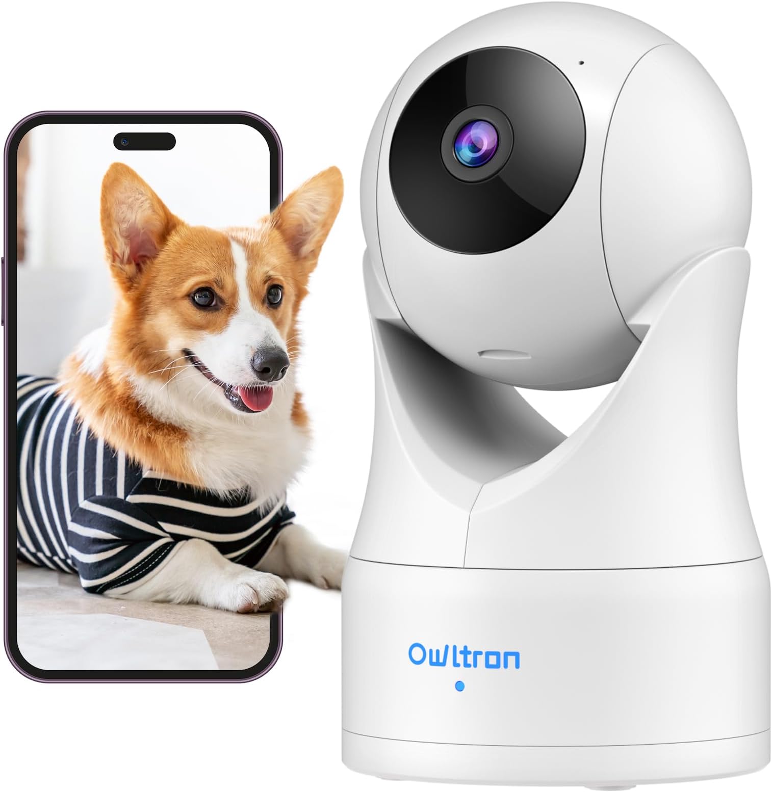 owltron 4MP Bulb Security Camera - 2.4GHz, 360° 2K Security Cameras ...