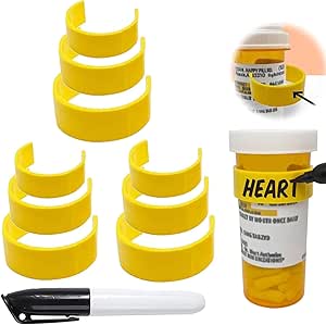 Amazon.com: Clips for Pill Bottles,Medicine Bottle Label Clips for Easy ...