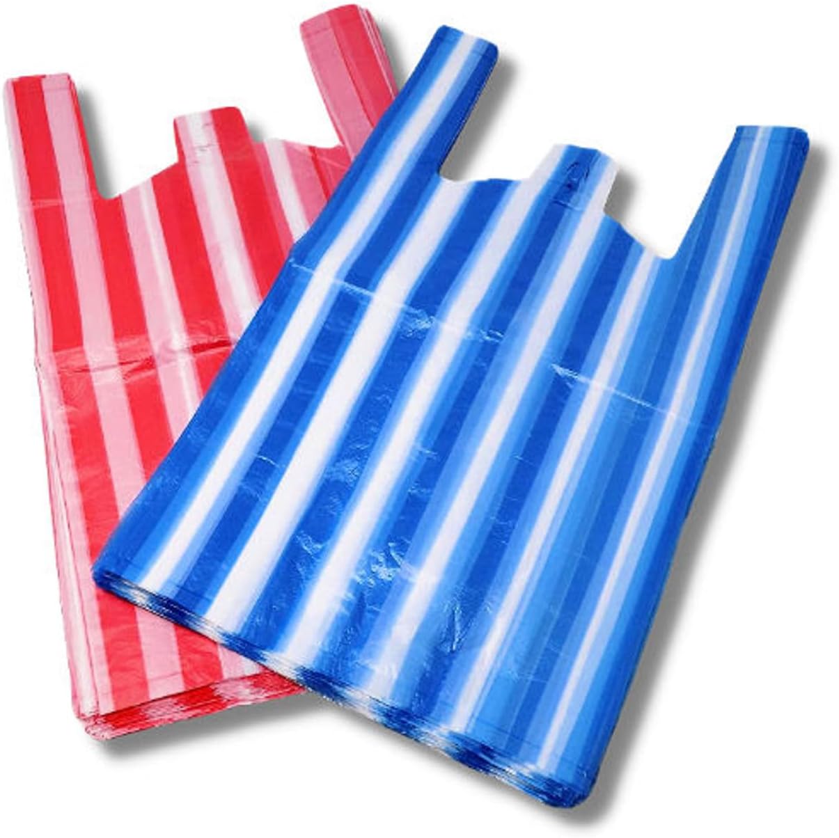 100 Red AMD Nexus Large (11 X 17 X 21) Candy Stripe Plastic Vest ...