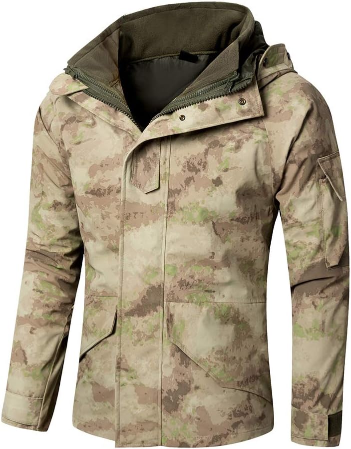 Amazon.com: Tactical Combat Coat Camouflage Jacket G8 Winter Outdoor ...